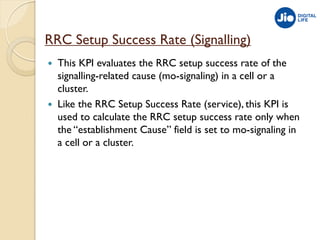 LTE KPIs and Formulae | PDF