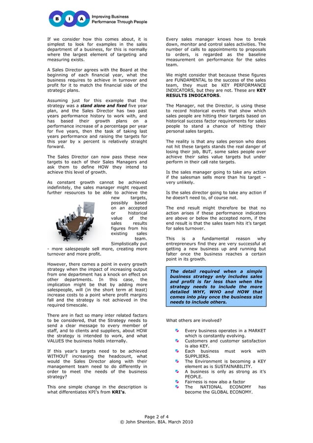 Kpi Or Kri Pdf