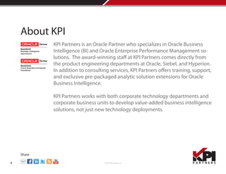 KPI Partners E-Book: The Project Analytics Framework | PPT
