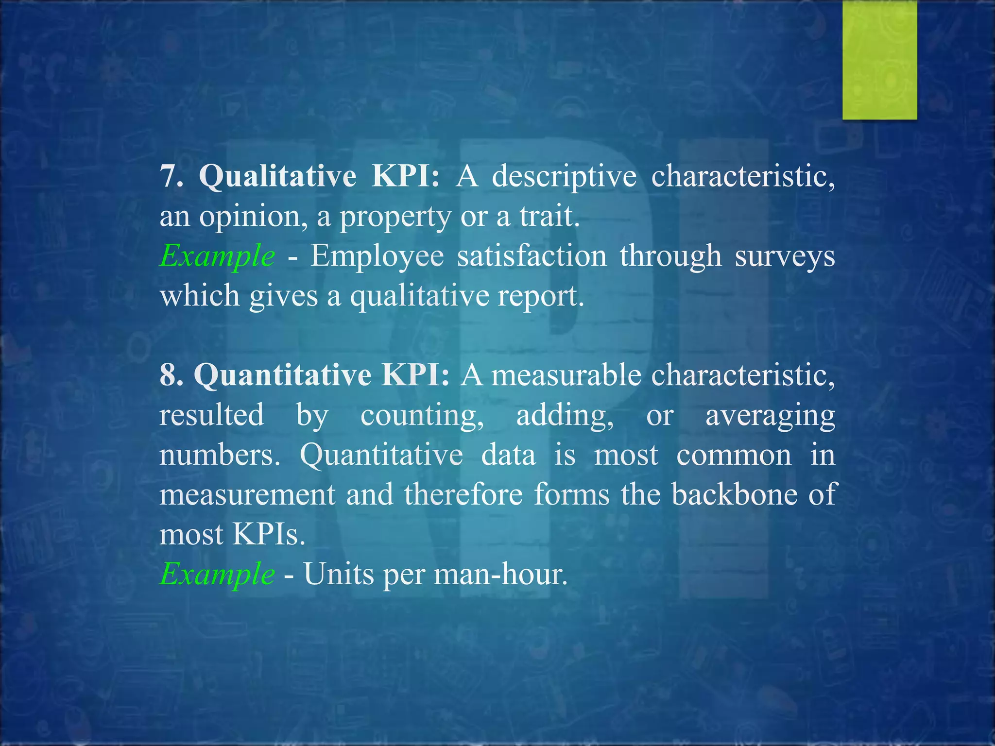 KPI - Key Performance Indicators | PPTX