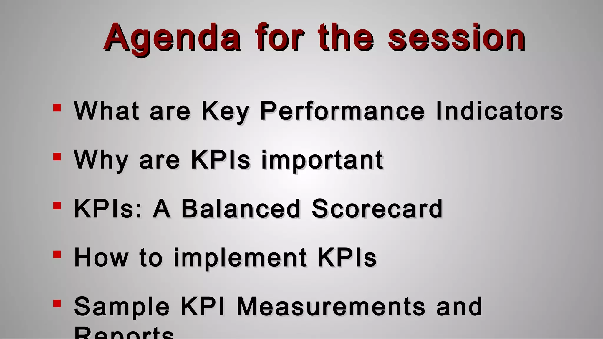 Key Performance Indicators | PPT | Business Accounting & Finance | Business