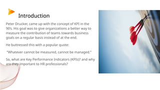KPI Presentation For Performance Evaluation | PPTX