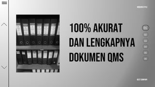 Contoh PPT KPI QMS Specialist April 2024 | PPTX