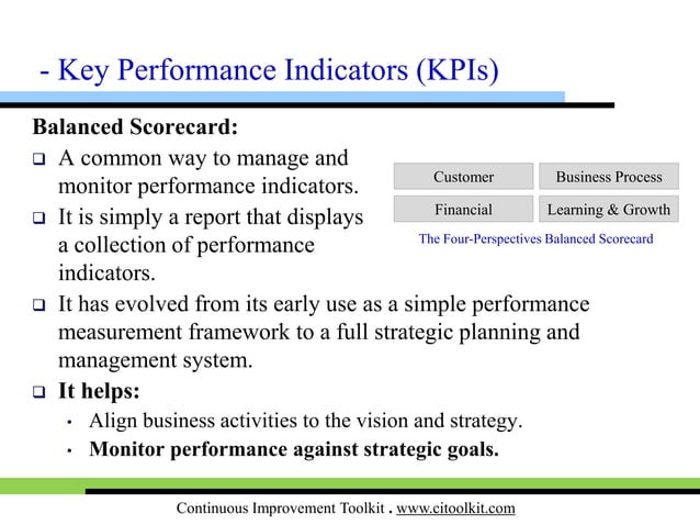 Key Performance Indicators | PDF