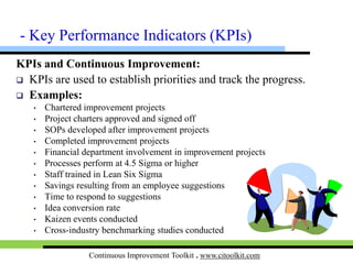 Key Performance Indicators | PDF