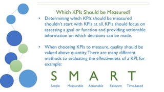 Summarized version of Key Performance Indicators (KPIs) for Security ...