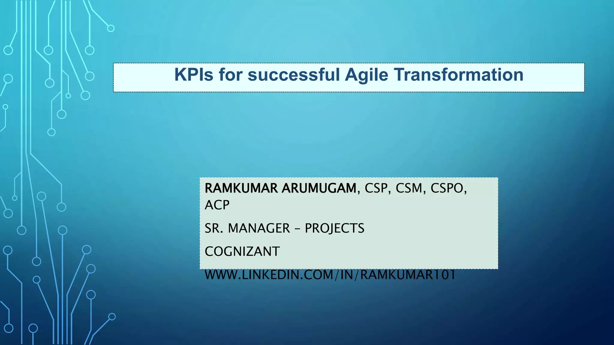KPIs for Successful Agile Transformation | PPT