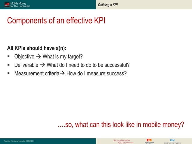 KPIs in Mobile Money: A Reference Guide | PDF