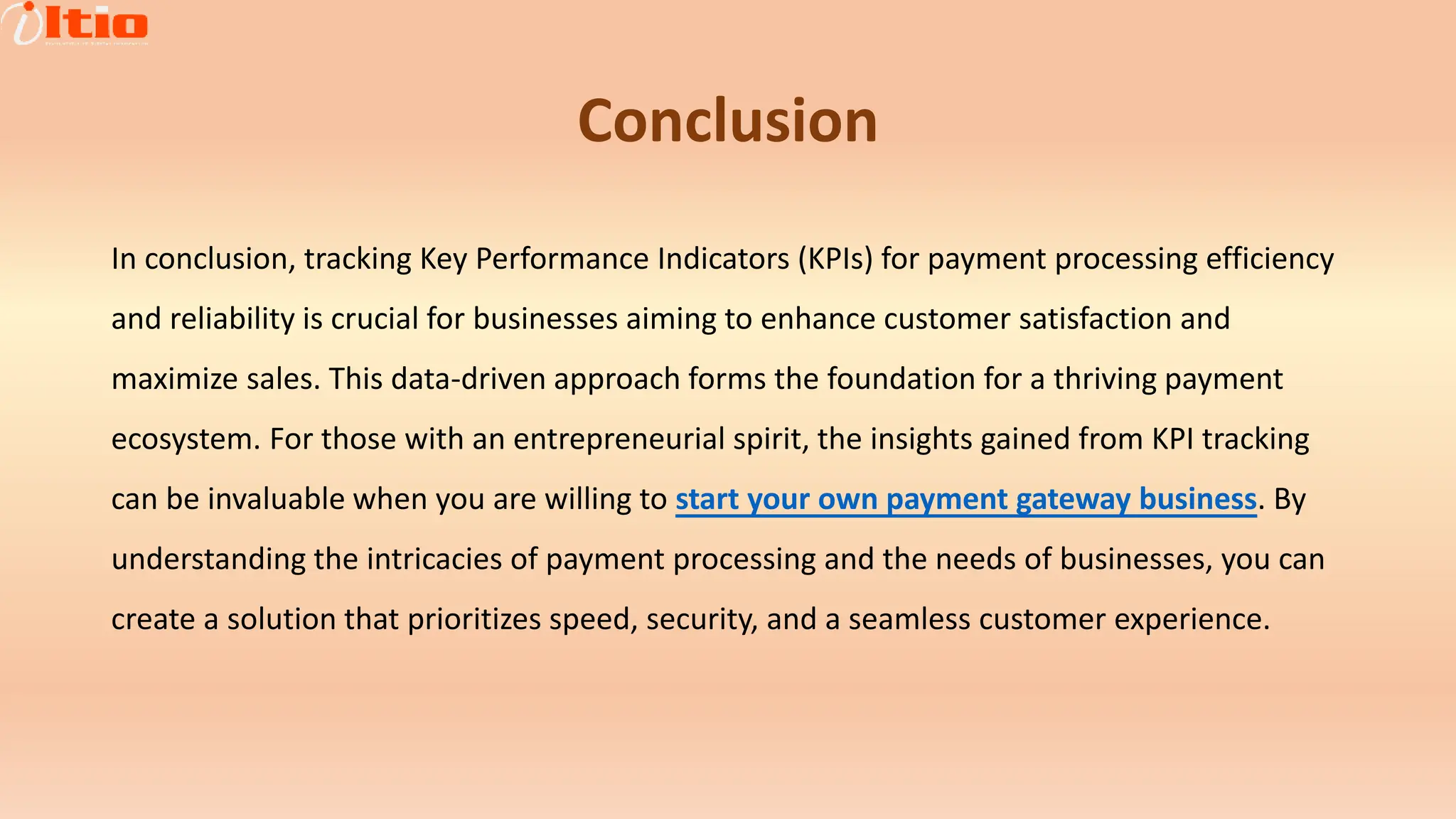 Kpis To Track Efficiency And Reliability Of Payment Ppt