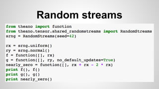 (Kpi summer school 2015) theano tutorial part1 | PDF