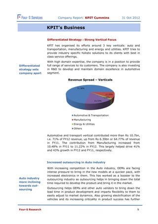 Kpit cummins company report | PDF | Automotive Industry | Industries
