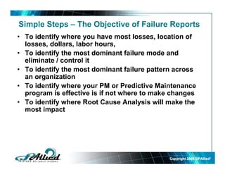 KPI Users Group - Failure Reports | PDF