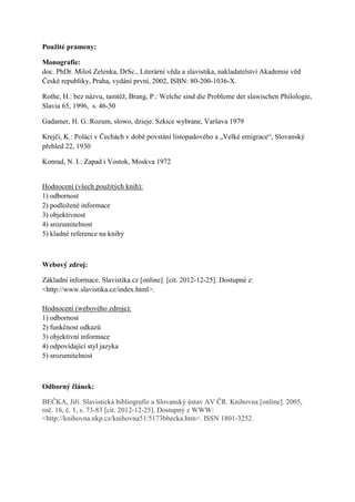 Závěrečný úkol KPI | PDF