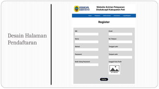 SISTEM INFORMASI DATA PENDUDUK PADA DINAS KEPENDUDUKAN DAN CATATAN ...