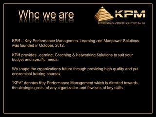Kpm company profile | PPT