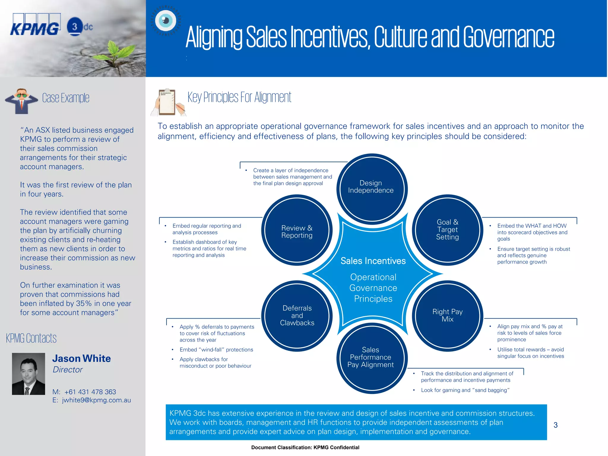 Aligning Sales Incentives, Culture and Governance | PPT