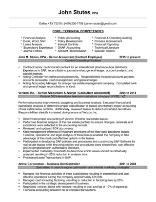 Kpmg and industry resume | DOCX