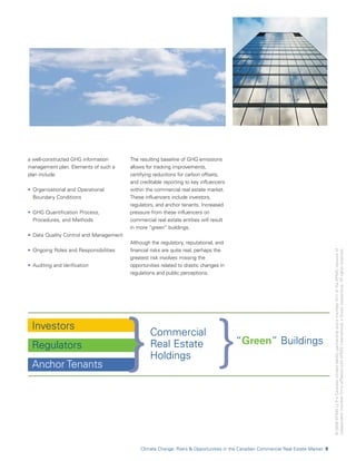 Climate Change: Risks & Opportunities in the Canadian Commercial Real ...