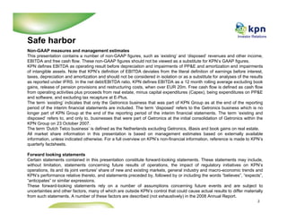 Kpn company presentation 2009 | PPT