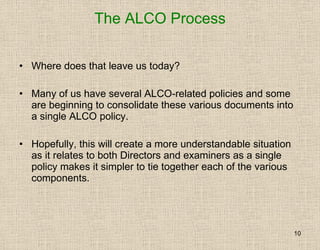 ALCO Process - Historical Perspective | PPT