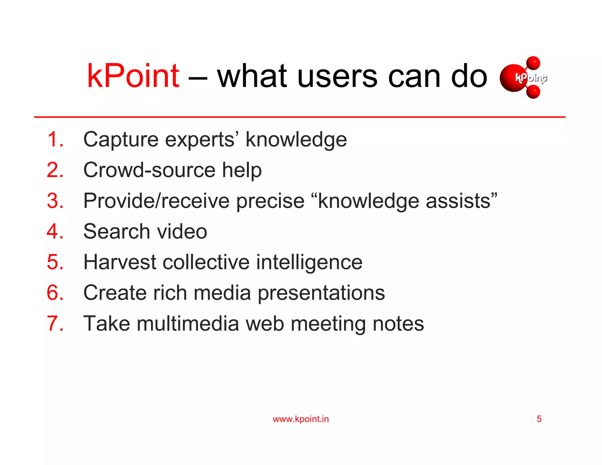K Point Overview | PDF