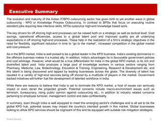 Kpo Market Analysis In India | PDF