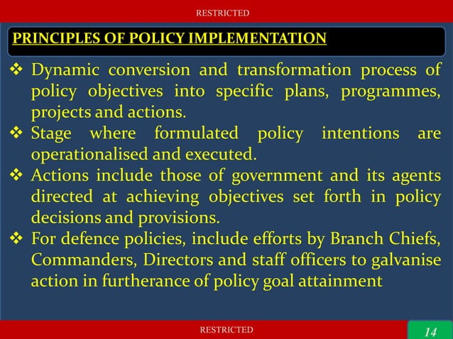 Policy Formulation - A Structured Process.pptx | Politics