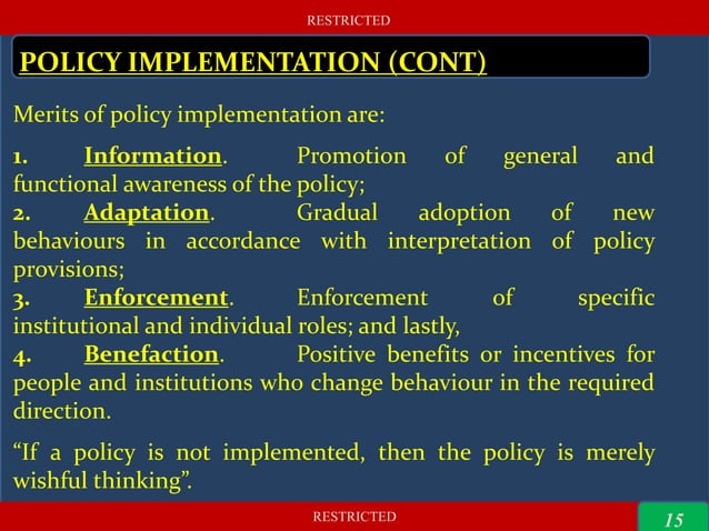 Policy Formulation - A Structured Process.pptx | Politics