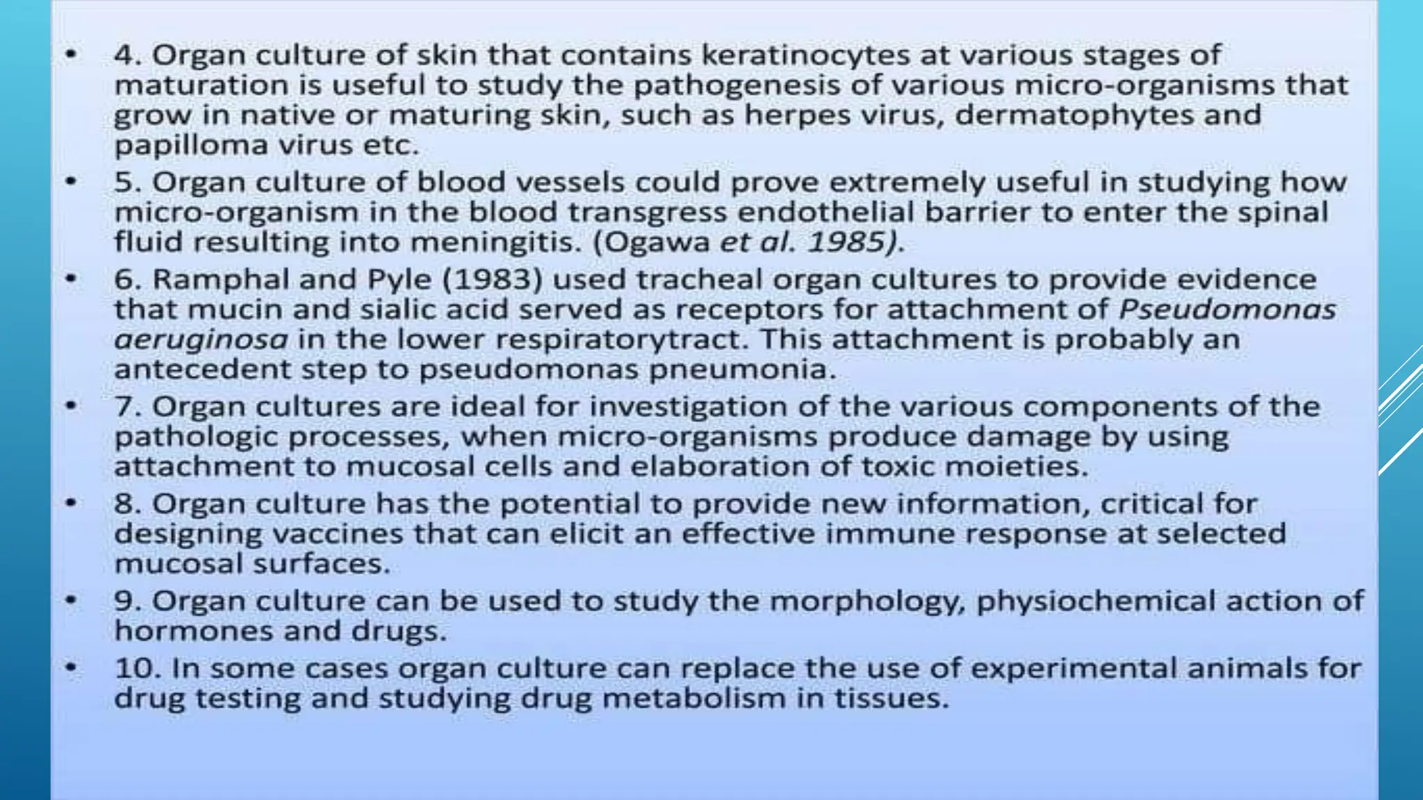 Organ culture types introduction methods application | PPTX