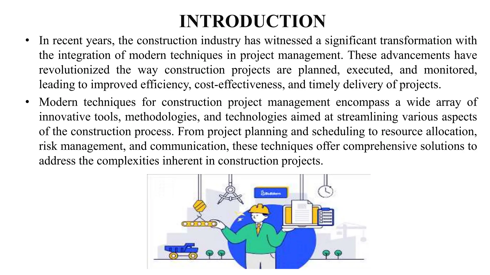 modern techniques for construction project management.pptx ...
