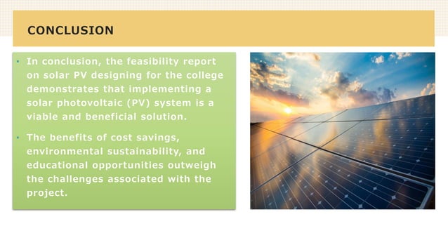 PPT of “Feasibility study of solar design for DBATU (Diploma Section ...