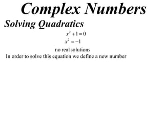 X2 T01 01 complex number definitions | PDF