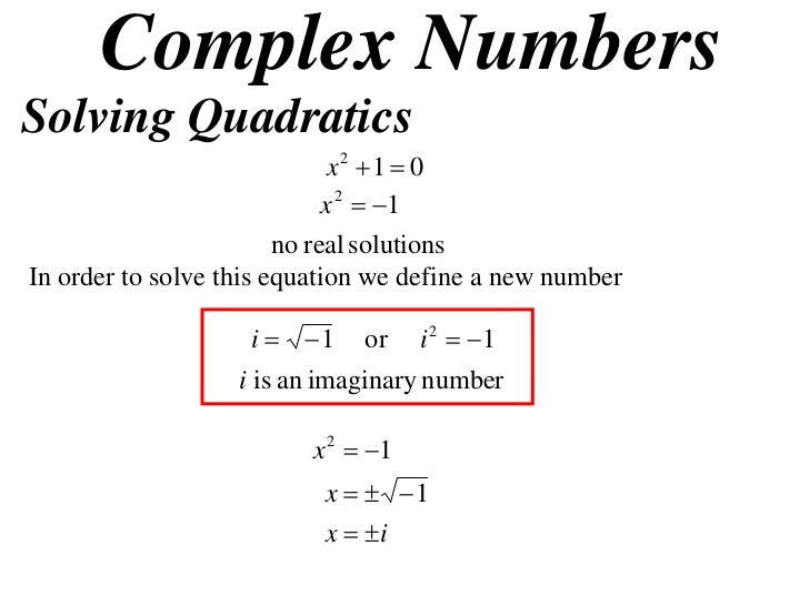 X2 T01 01 complex number definitions