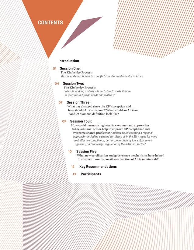 KIMBERLEY PROCESS THROUGH AN AFRICAN LENS: Reimagining responsibilities ...