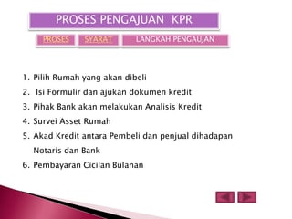 presentasi kpr | PPT