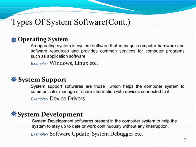 Computer Software and Operating System | PPT
