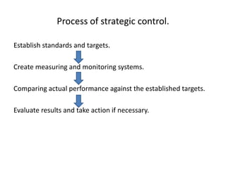 strategic control | PPTX