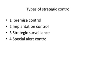 strategic control | PPTX