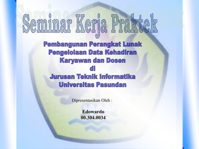 Seminar Kerja Praktek | PPTX
