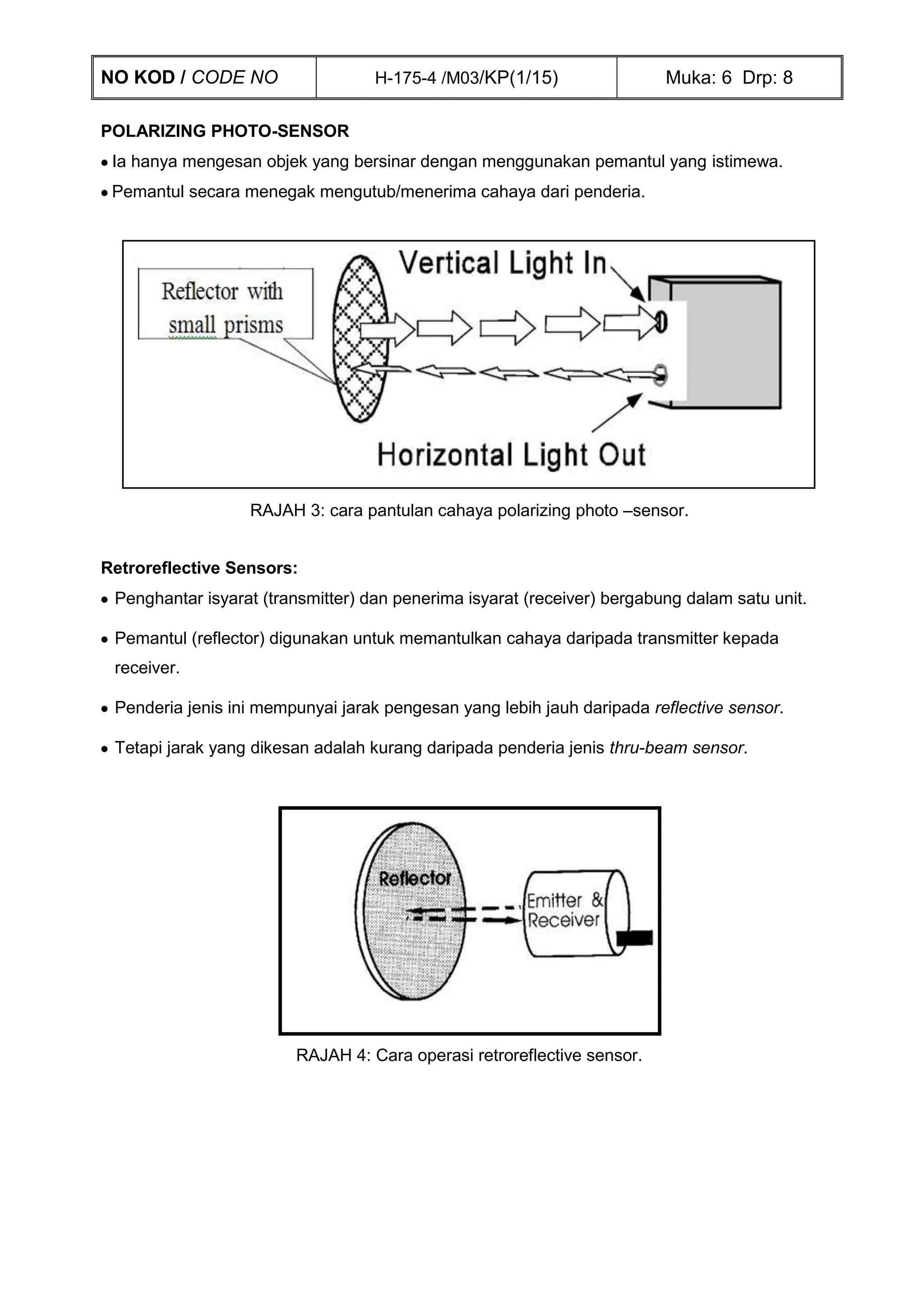 Kertas Penerangan (sensor) | DOCX