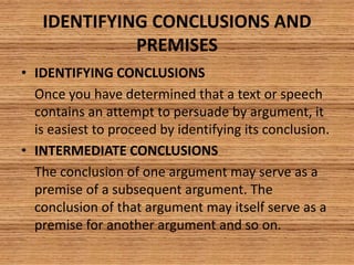 Introducing Arguments | PPTX