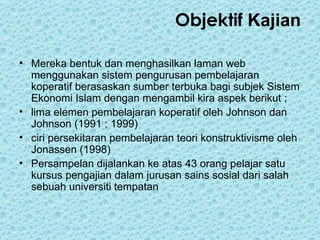 Kpt6043 pembelajaran koperatif | PPT