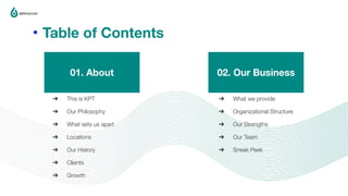 KPT Group Company Profile | PDF