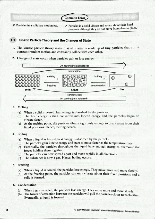 comprehensive guide on kinetic particle theory for o level | PDF