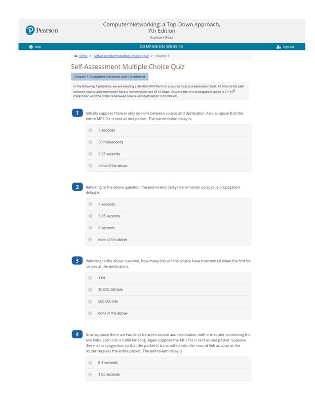 Chapter 1 - Computer Networks and the Internet | PDF