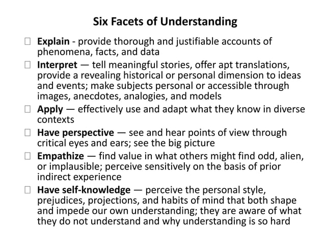 Assessment Knowledge, Process, Understanding, Process/Product | PPTX