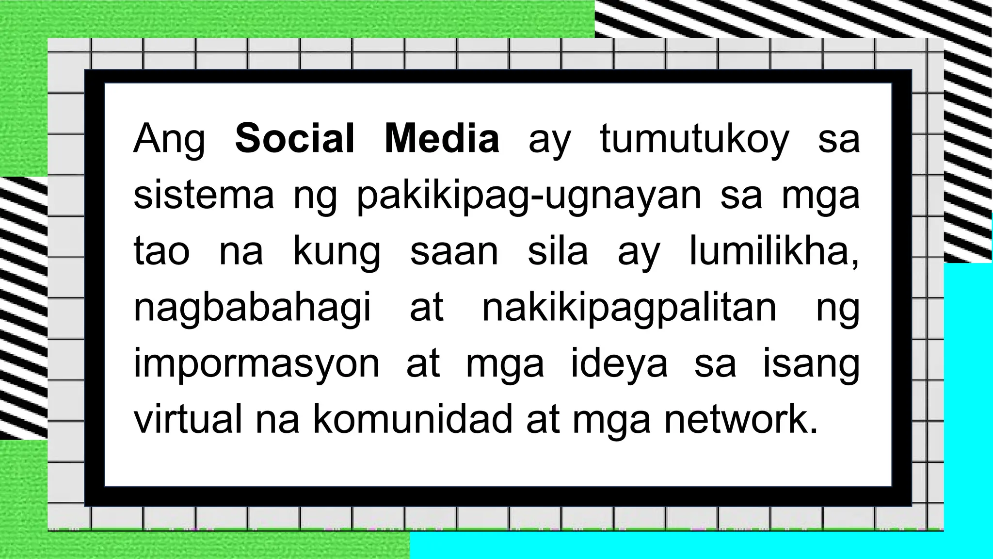 PAGGAMIT NG SOCIAL MEDIA AT EPEKTO NITO. | PPTX