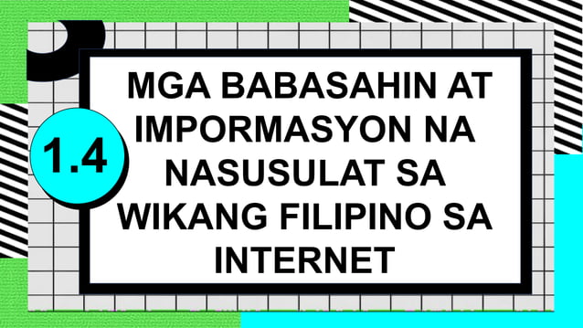 PAGGAMIT NG SOCIAL MEDIA AT EPEKTO NITO. | PPTX
