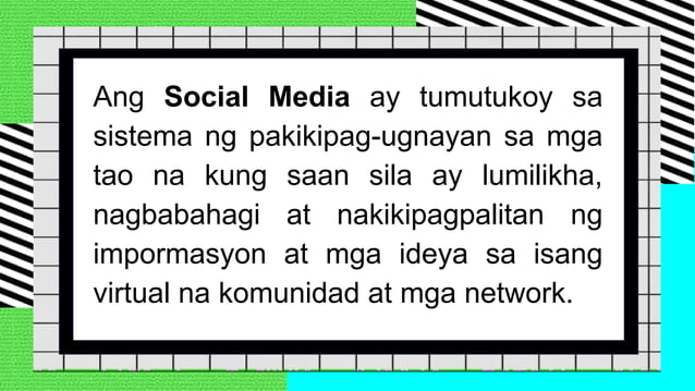 PAGGAMIT NG SOCIAL MEDIA AT EPEKTO NITO. | PPTX