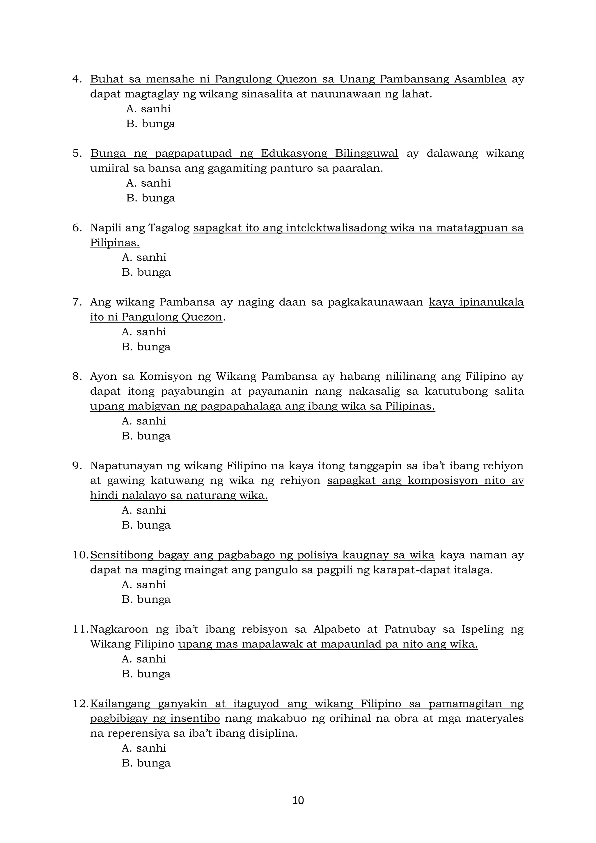 KPWKP_Q1_Module13 Sanhi at Bunga, Wikang Pambansa.pdf